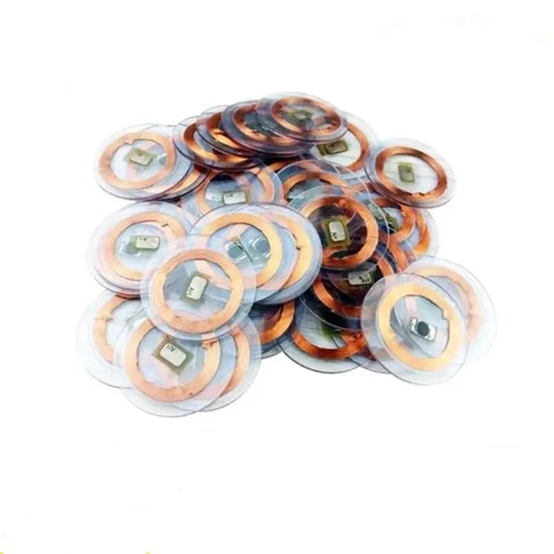 10шт Диаметр 25 мм ID 125 кГц T5577 EM4305 С возможностью записи Перезаписываемые прозрачные брелоки-монеты RFID-карта бесконтактного контроля доступа