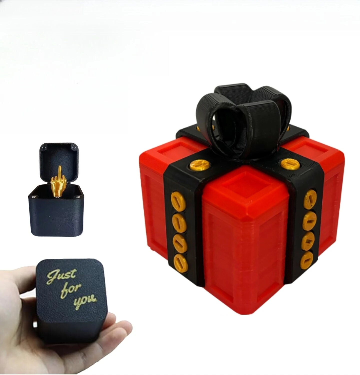 Раздражающая подарочная коробка, цвет E-2pcs
