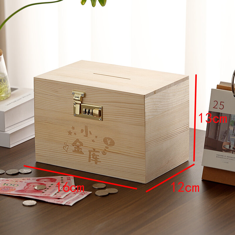 Копилка с паролем, сберегательная банка для детей мальчиков и девочек, сундук с сокровищами интернет-знаменитостей, запираемый сейф для взрослых, парольная коробка