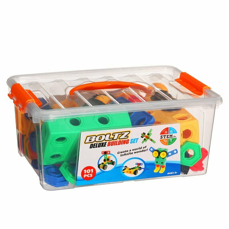 Дети DIY STEM сборка блока 101 шт винт блок детские образовательные игрушки творческие игрушки сборка игрушки детские подарок винт блок (красочный)