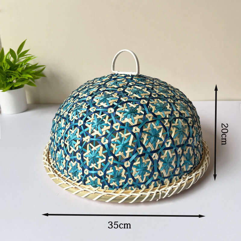 Вьетнамский бамбуковый плетеный чехол для посуды, ручной работы, пылезащитный, защитный от насекомых, чехол для еды, чехол для стола, защита от комаров