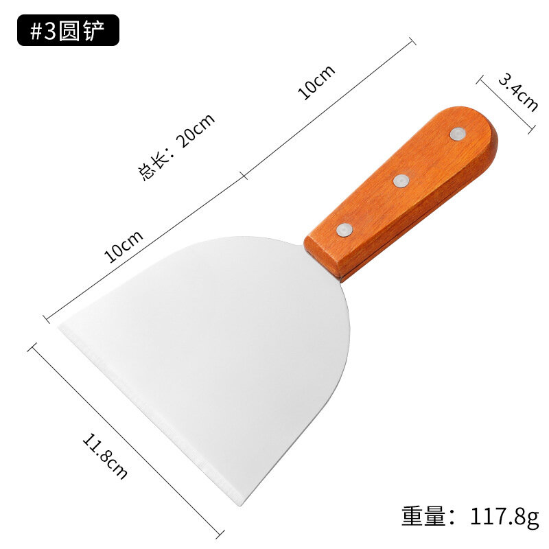 Оптовая продажа с завода: набор лопаток для приготовления пищи из нержавеющей стали – для пиццы, стейков, жарки,