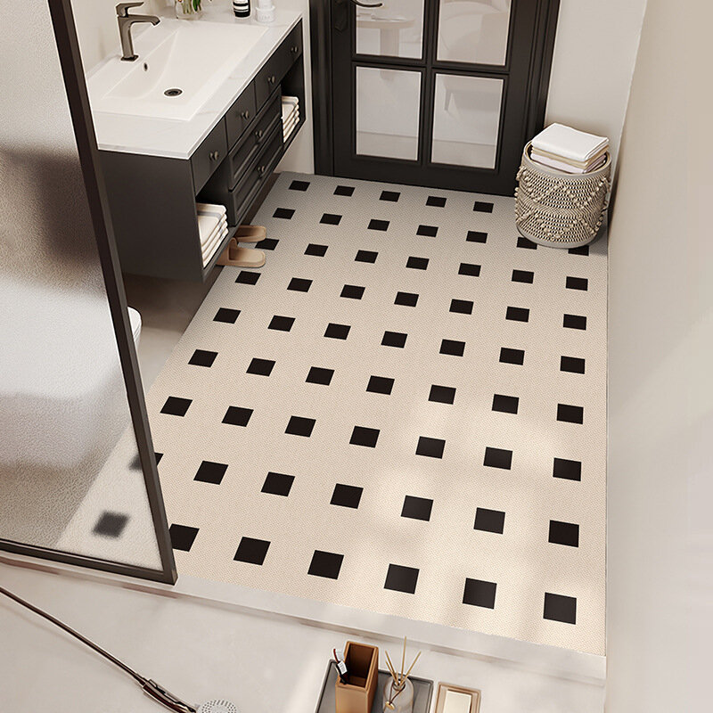 Американский стиль коврика для ванной, впитывающий нескользящий коврик, полное покрытие для раковины, коврик для входной двери, настраиваемый
