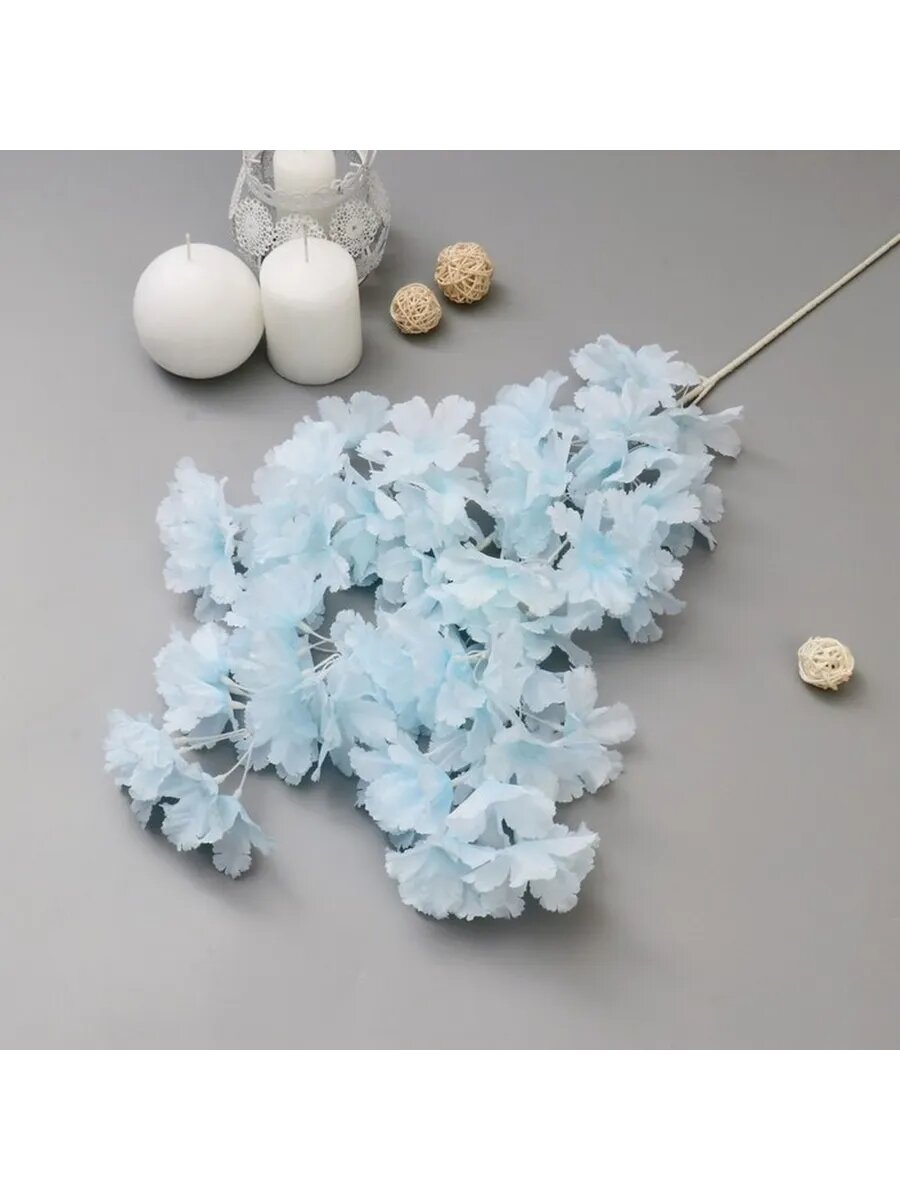 Искусственная фиалка Мария голубая 85 см