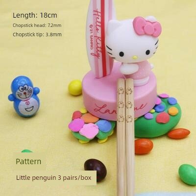 Детские тренировочные палочки для еды из цельного дерева, специально разработанные для малышей и детей ясельного