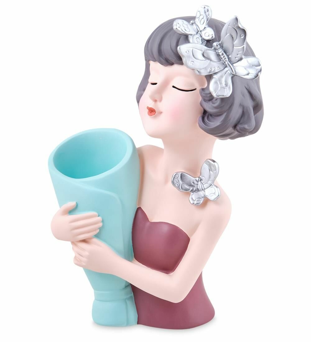 Подставка Девушка с бабочками A2183857 Art Home, Полистоун