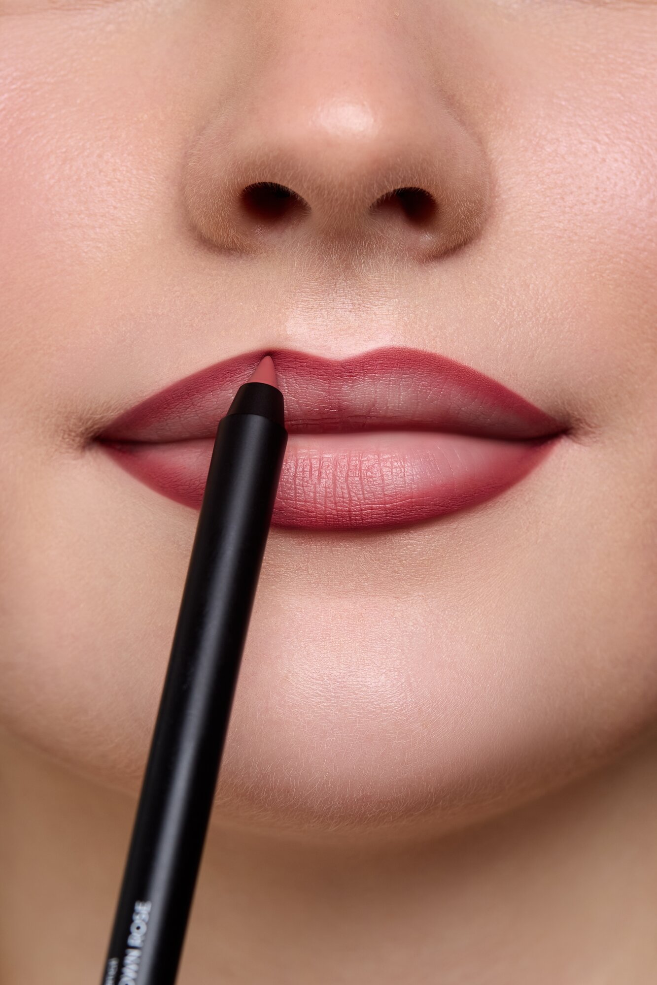 Lic Карандаш для губ гелевый Gel lip pencil Base, тон 07 Brown Rose