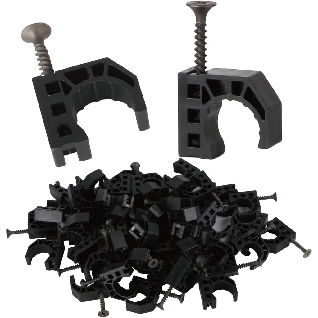 50 шт. Крепеж для труб 1/2 дюйма, надежная установка