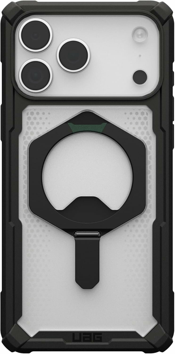 Чехол Uag Plasma XTE, для iPhone 17 Pro, MAGSAFE, поддержка, 6.3" цвет black/clear