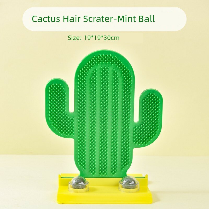 Кactus-игрушка для кошек с кошачьей мятой в шарике - прочная игрушка для стимулирования естественного царапанья