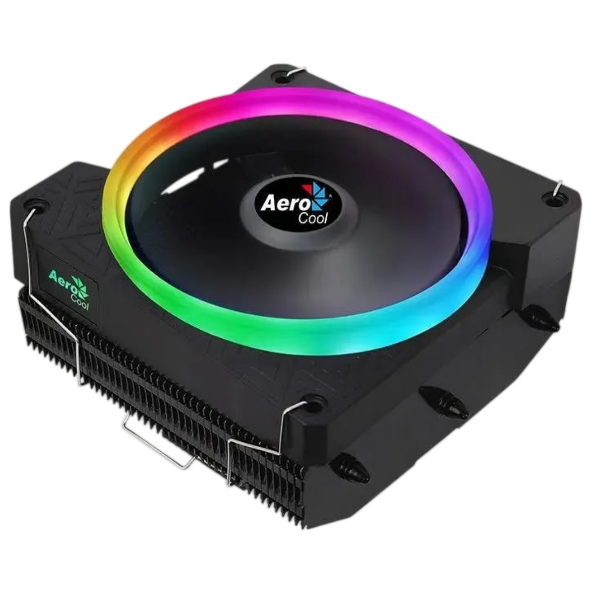 Процессорный кулер Aerocool CYLON 3H ARGB PWM 4P черный, 4-pin, ARGB, 120 мм