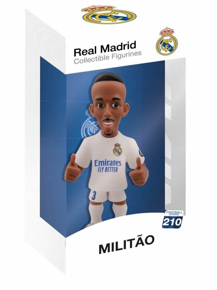 Фигурка MINIX Real Madrid - MILITAO / эдер милитао, Реал Мадрид 12 см - Миникс Футболисты 8436605118444