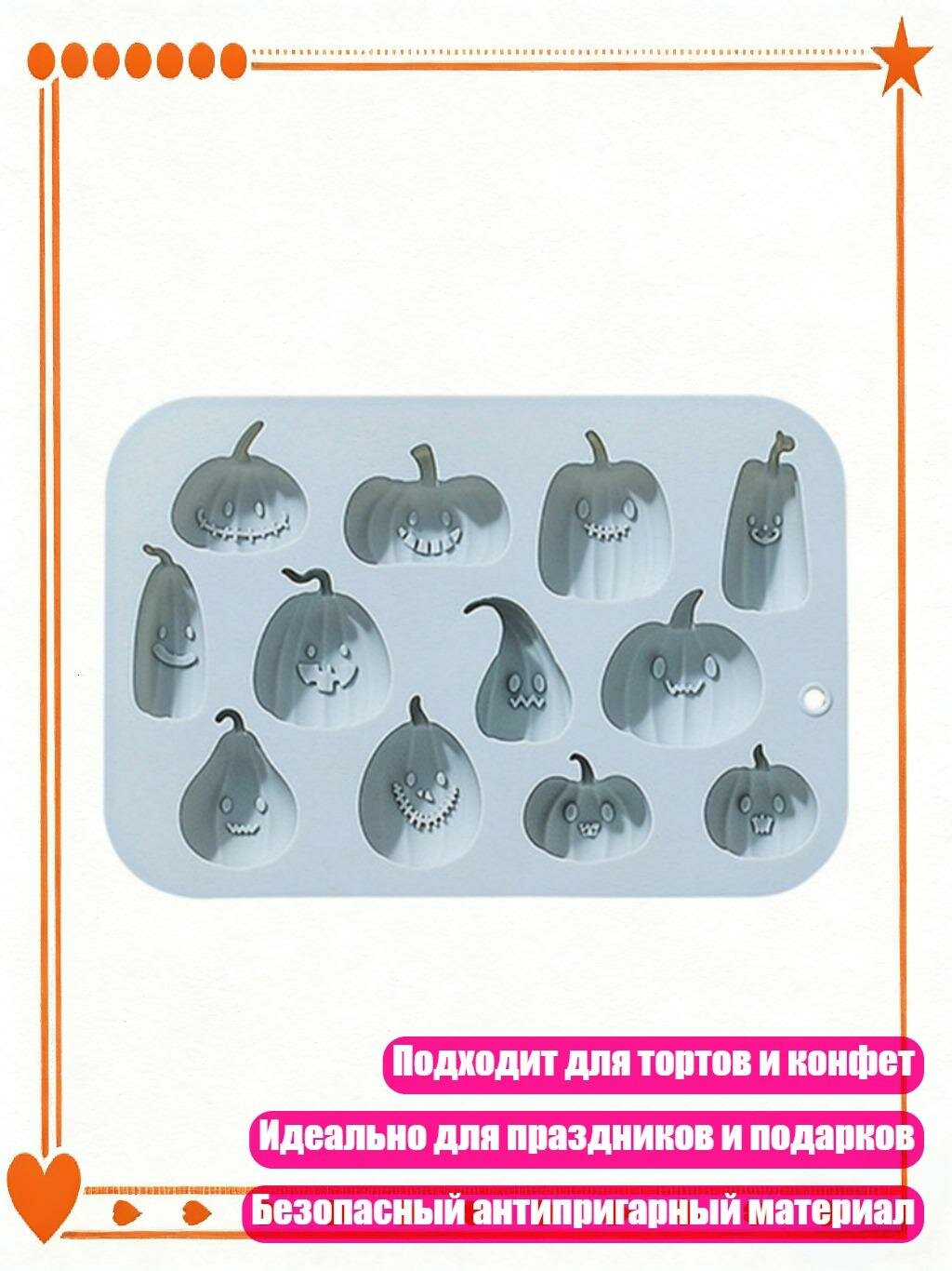 Форма для кексов шоколадная тыква, Синий