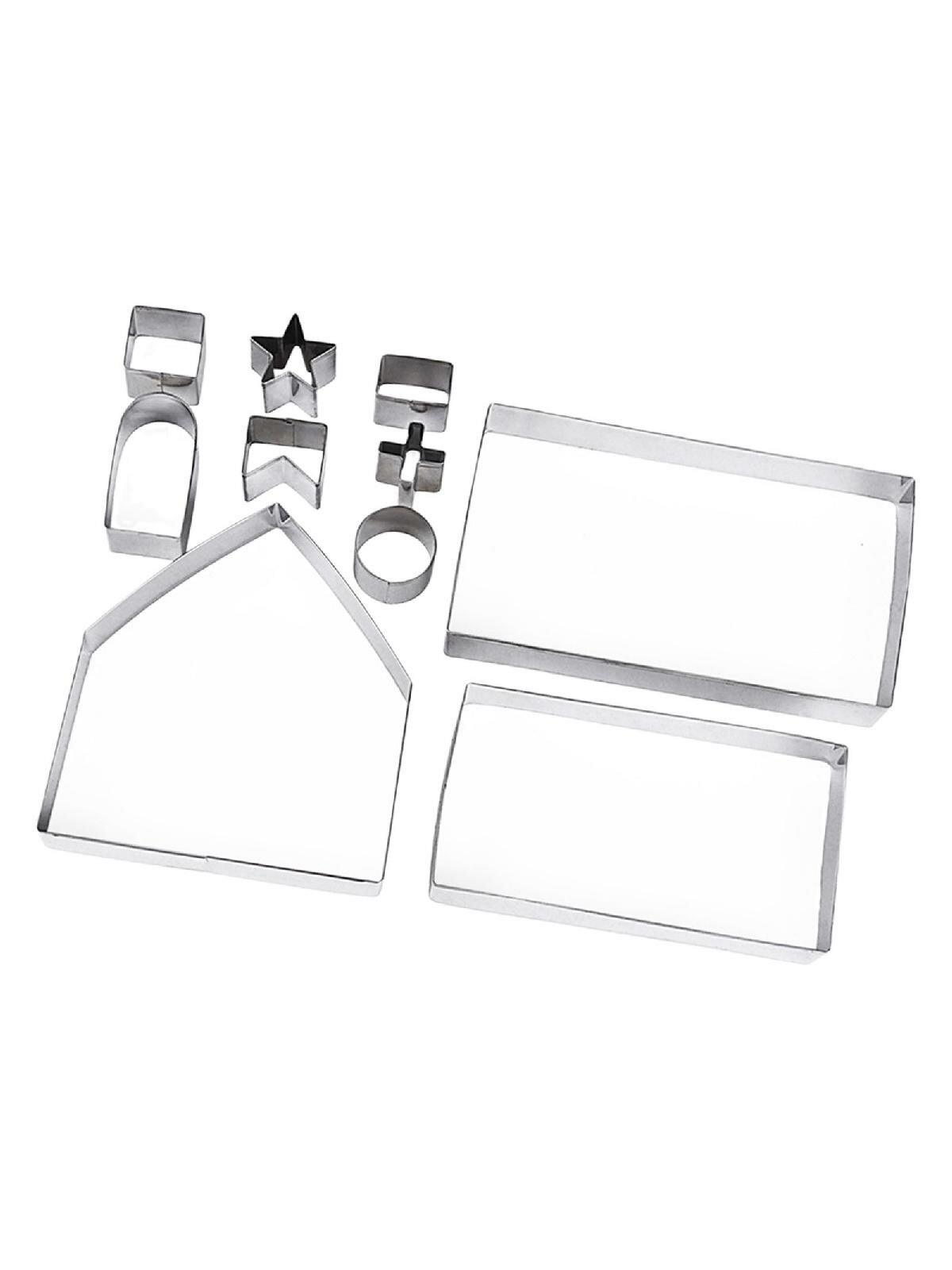 Рождественский Дом Формочки Прессованной Печенья Пресс-Формы Для Вечеринок