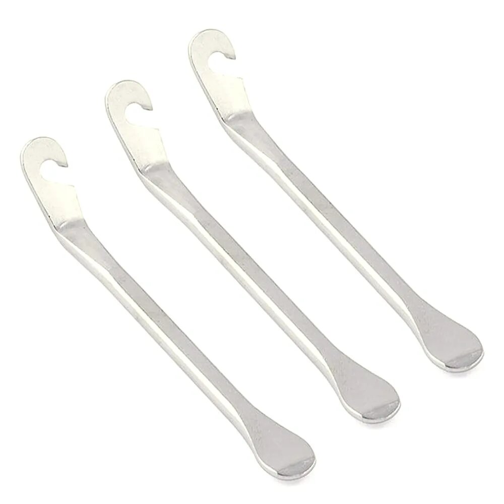 3-шт Шиномонтажная лопатка сталь Kenli KL-9720 А серебристые комплект 3-ШТ монтажки для велосипеда