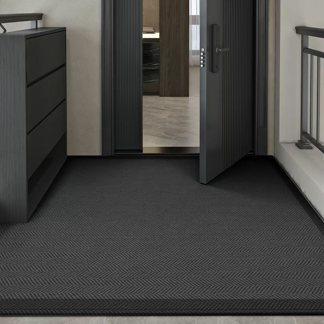 2025 Новый высококачественный коврик для входа в дом, устойчивый к грязи, не требующий стирки, нескользящий уличный ковер