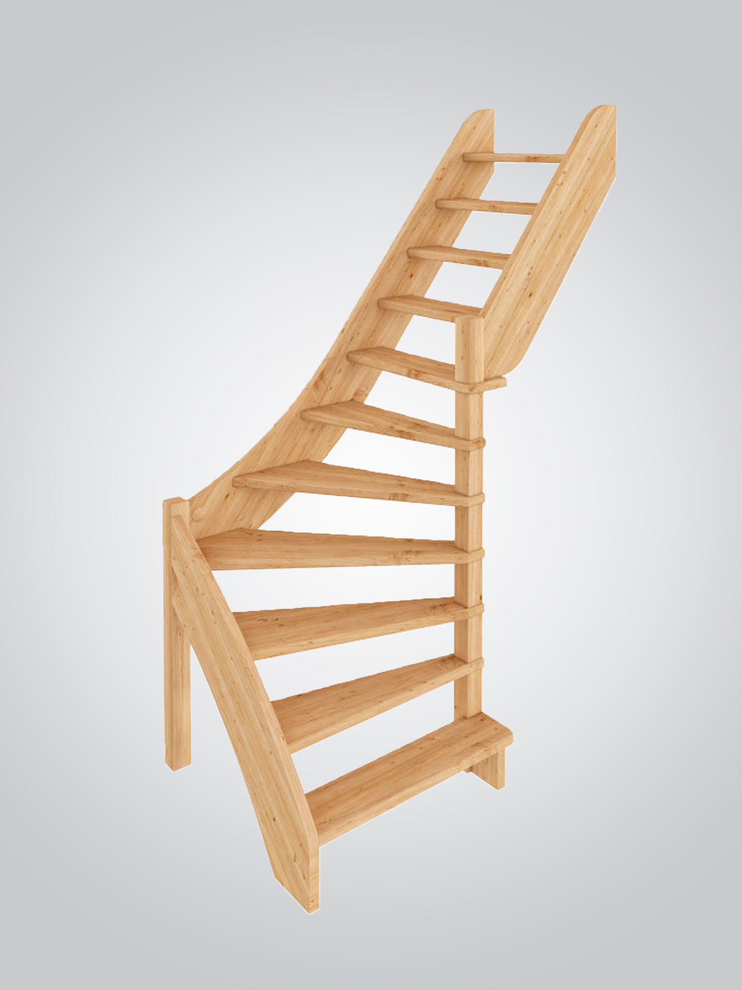 Лестница на второй этаж ЛС-92м Правая