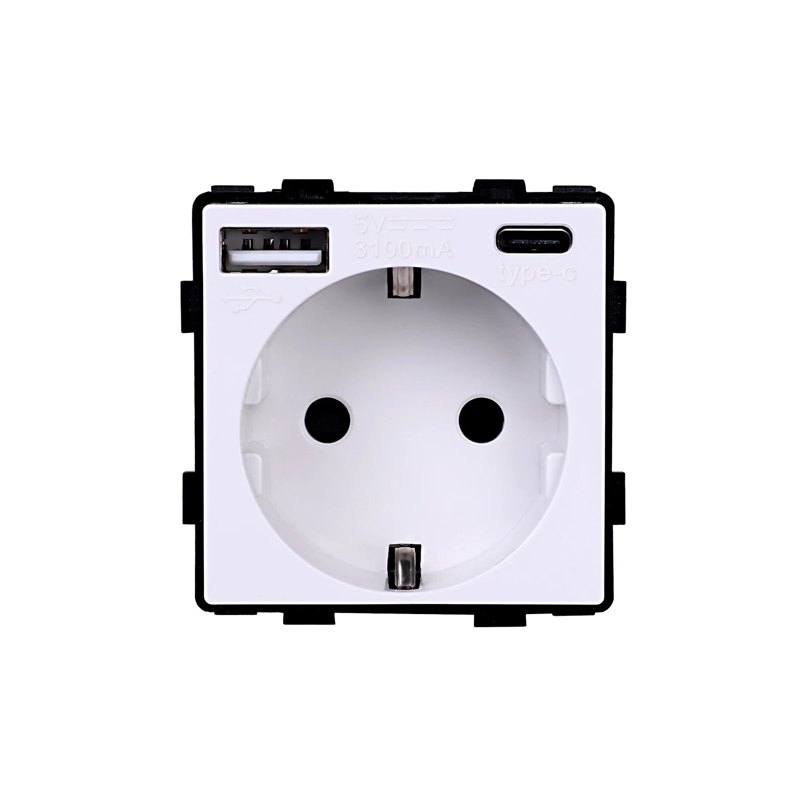 Bingoelec розетка USB Type-C typeC white