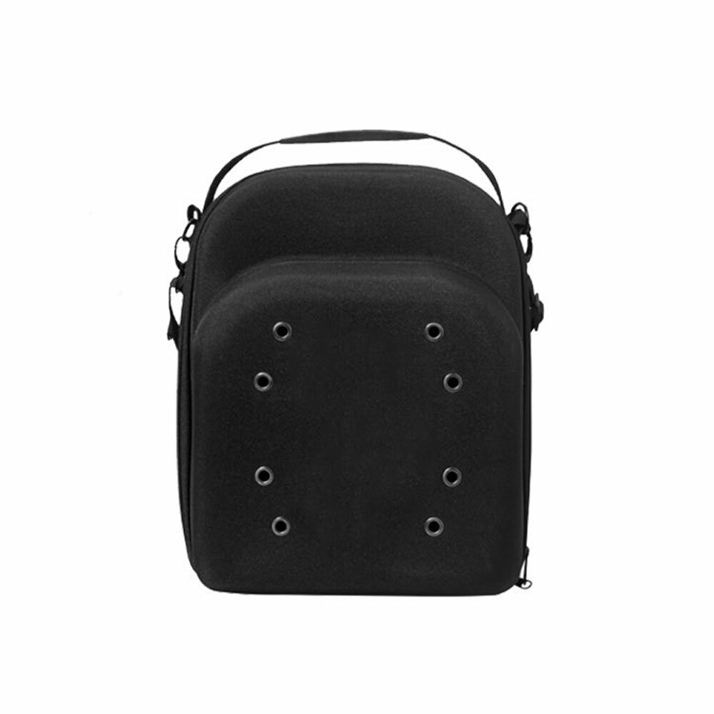 Ящик для хранения кепок EVA для бейсбольных кепок, предотвращающий давление и деформацию, вмещает до 6 кепок, жесткий корпус, кейс для путешествий с ручкой для переноски и плечевым ремнем, черный цвет, размер 330*260*140мм, вес 420г, количество 1шт