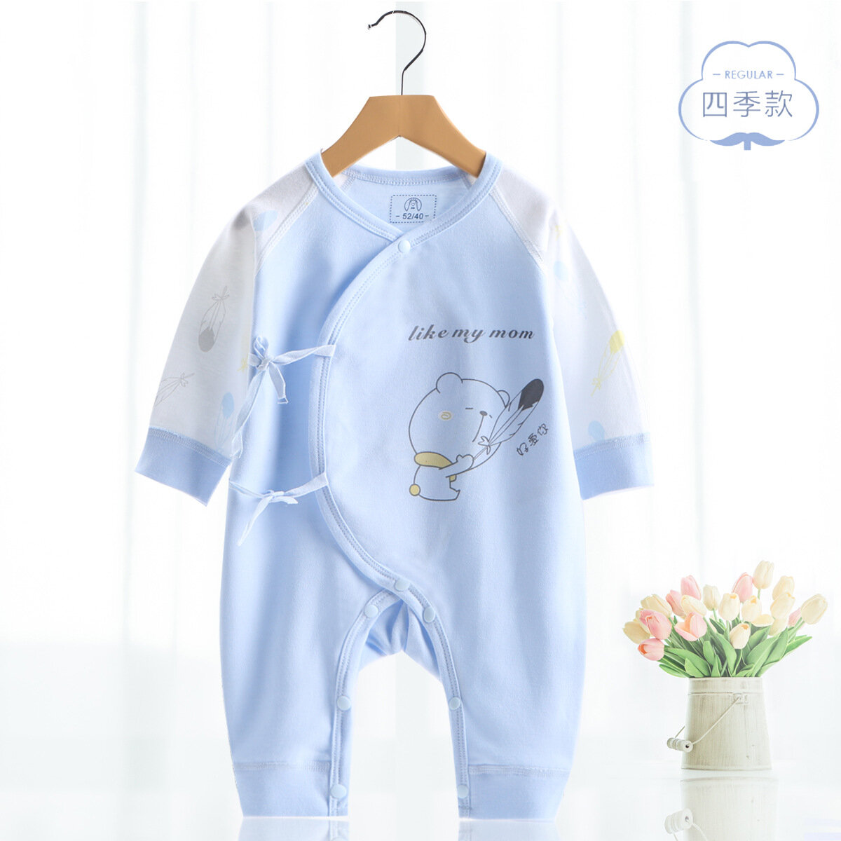 2026 Новейшие осенние зимние детские вещи для новорожденных, комбинезон класса А, чистый хлопок, базовый слой, 0-3-6 месяцев, детский ромпер