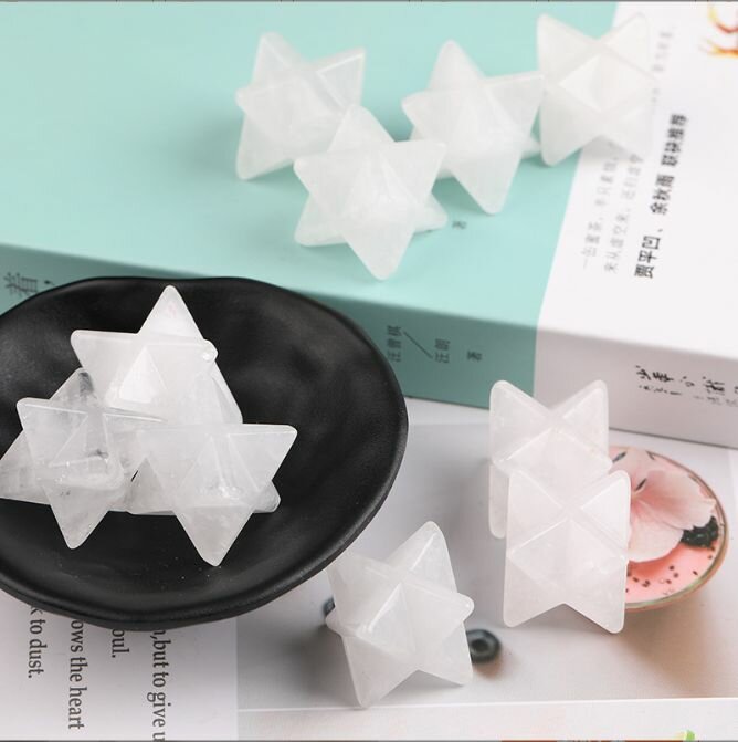 Натуральный хрусталь Меркаба для медитации и защиты мощный инструмент для духовного роста и очистки энергии