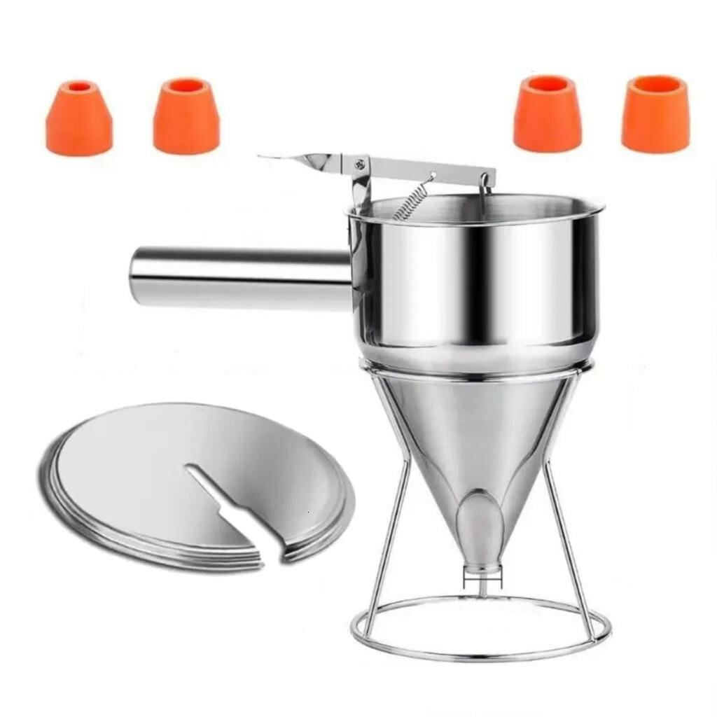 Конический дозатор для беттера 1200 л из нержавеющей стали