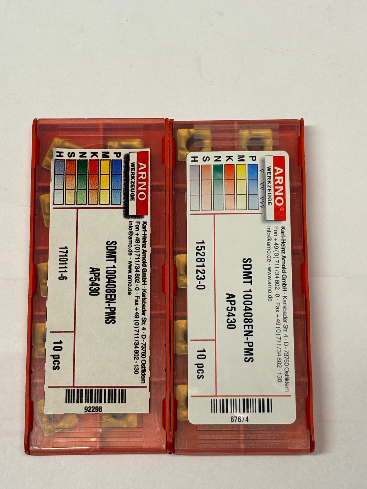 Пластина фрезерная AP5430 ARNO SDMT, нержавеющая сталь, P, 10х4 мм