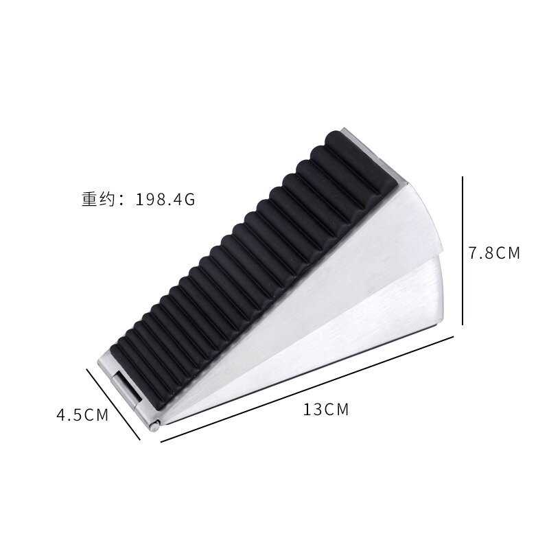 Мобильный дверной ограничитель, антиударный дверной ограничитель, дверной ограничитель из цинкового сплава, противоскользящий резиновый дверной ограничитель