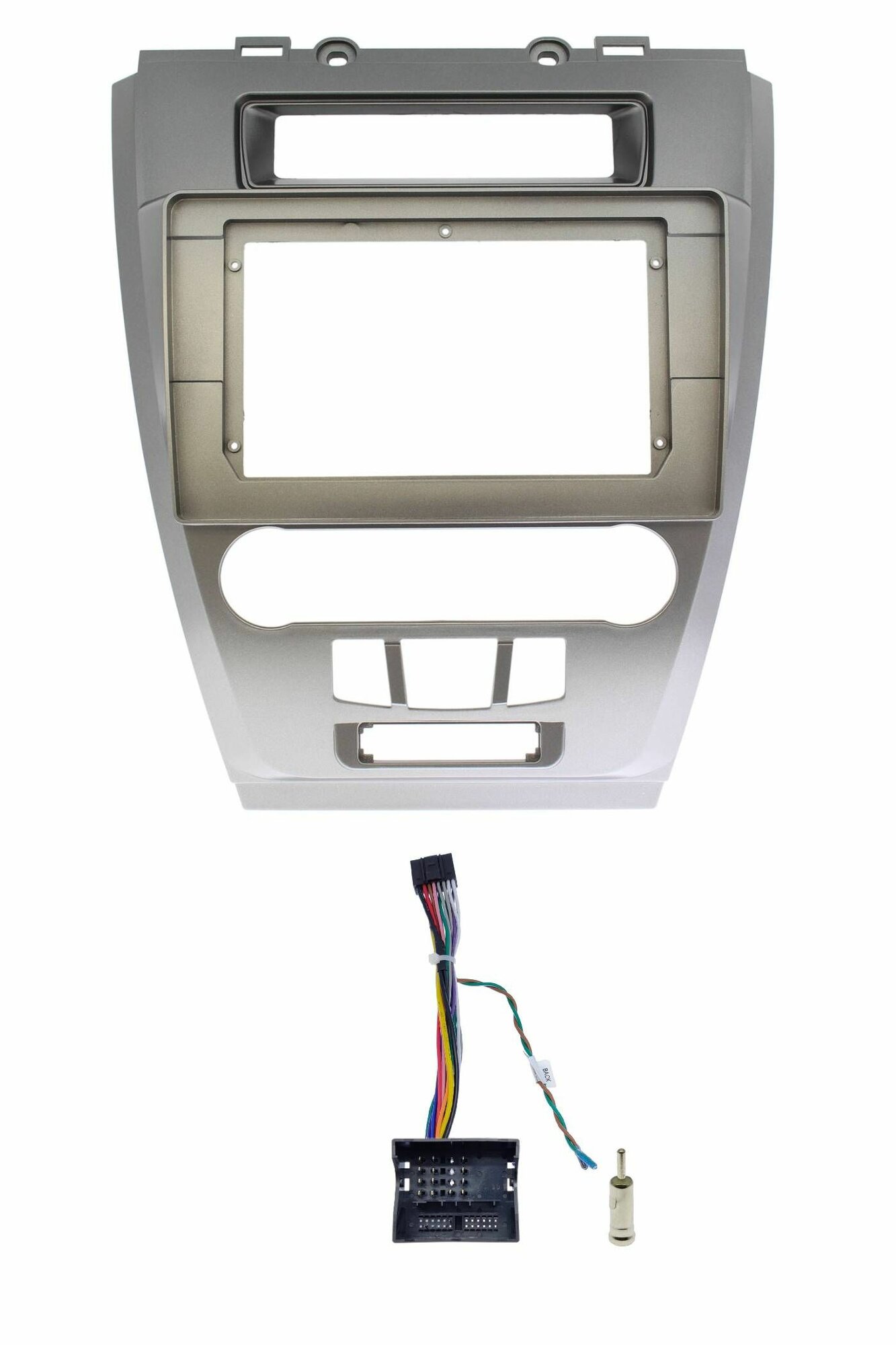Рамка переходная Ford Fusion 2009 - 2011 + проводка для 10" магнитолы / Wide Media