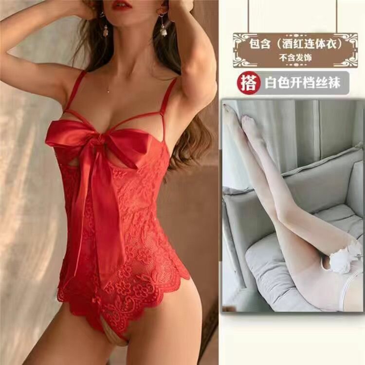 Сексуальное нижнее белье с эффектом пуш-ап, ночная одежда для женщин, увеличивающая маленький бюст, открытый промежность, боди без необходимости снимать, страстный горячий флирт набор