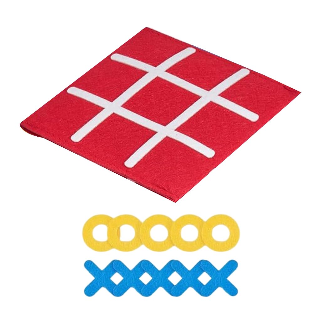Детская развивающая настольная игра для раннего обучения felt mini nine grid-красный