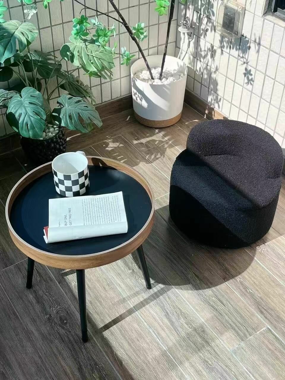 Удобное уличное мини-кресло, детское, черное, без подлокотников