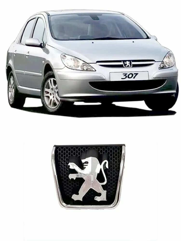 Peugeot 307 передняя центральная сетка стандартная Lion standard 7810G83D