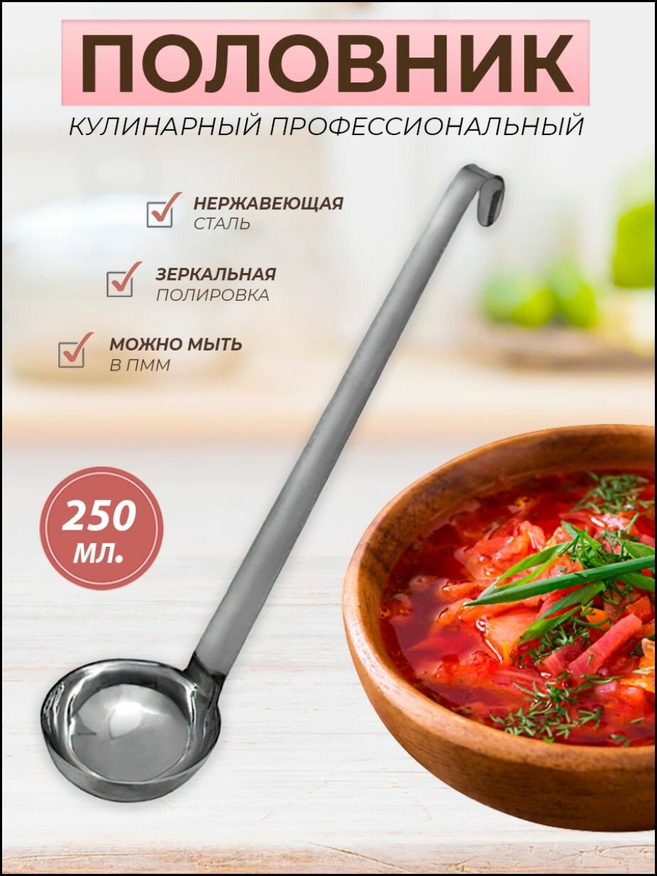 Эксклюзивный черпак для супа 250 мл--J2