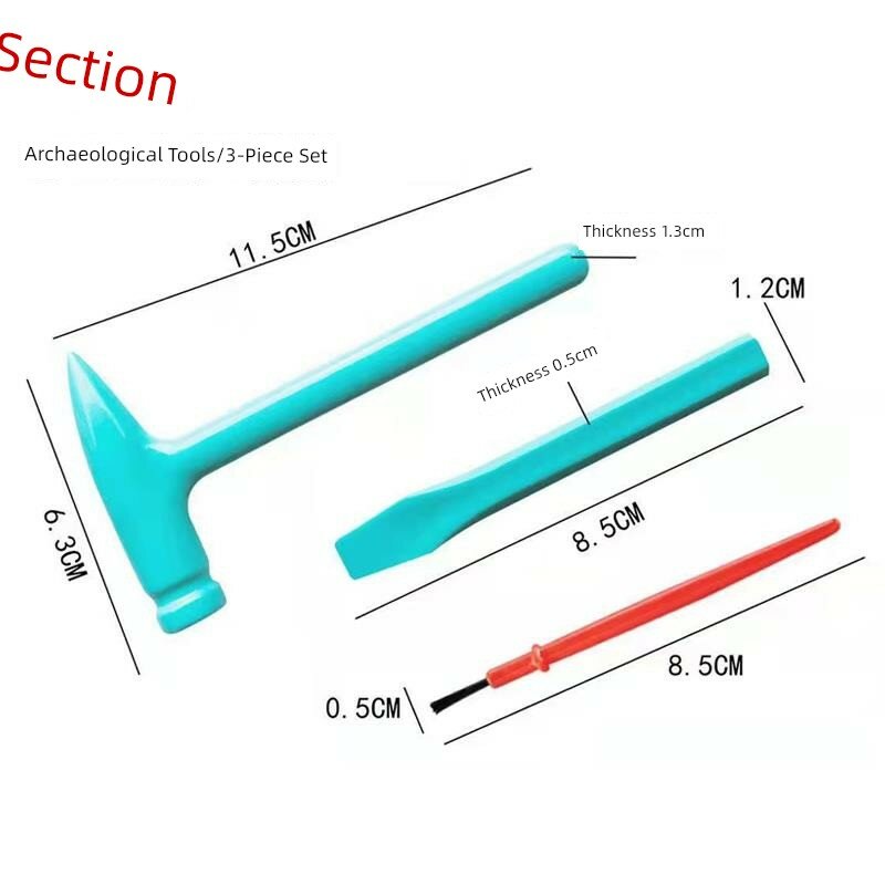 Инструменты для археологических раскопок: набор для поиска драгоценных камней, динозавров, терракотовых воинов, детский