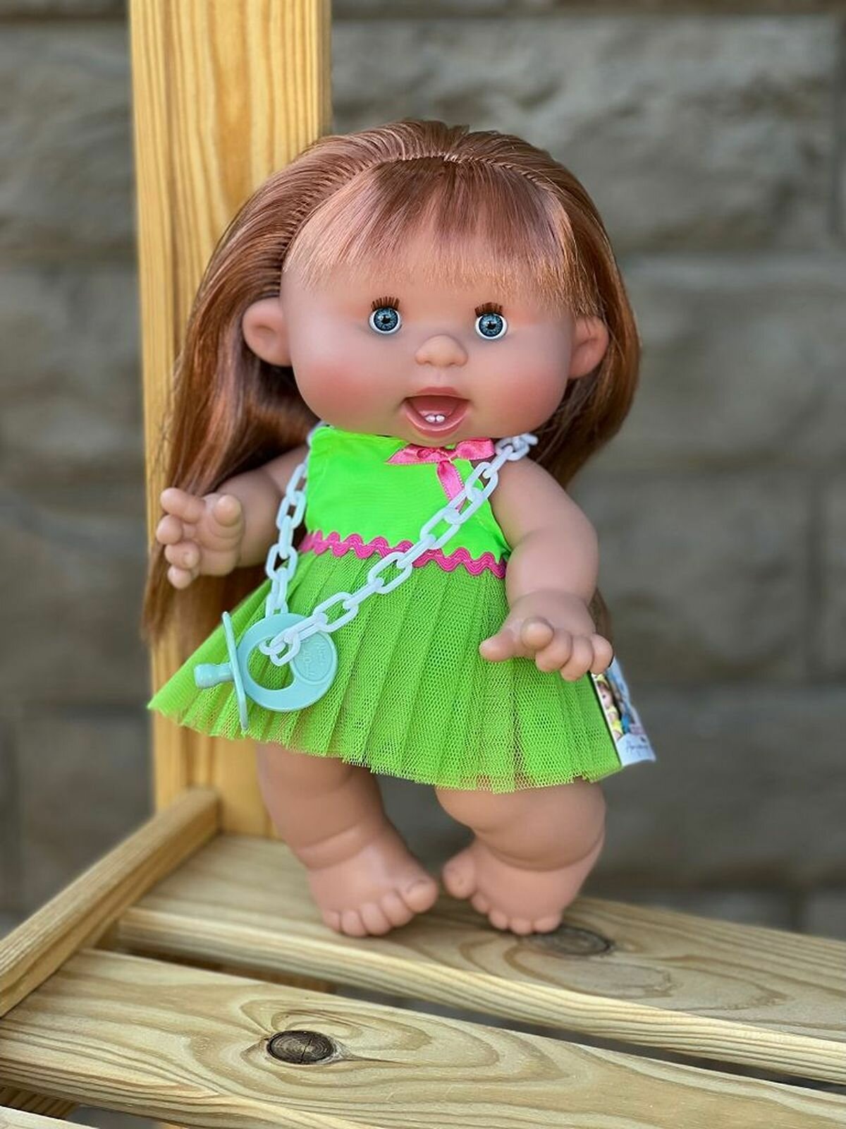 Кукла пупс для девочки 26 см Пепоте с закрывающими глазками (N804C4)