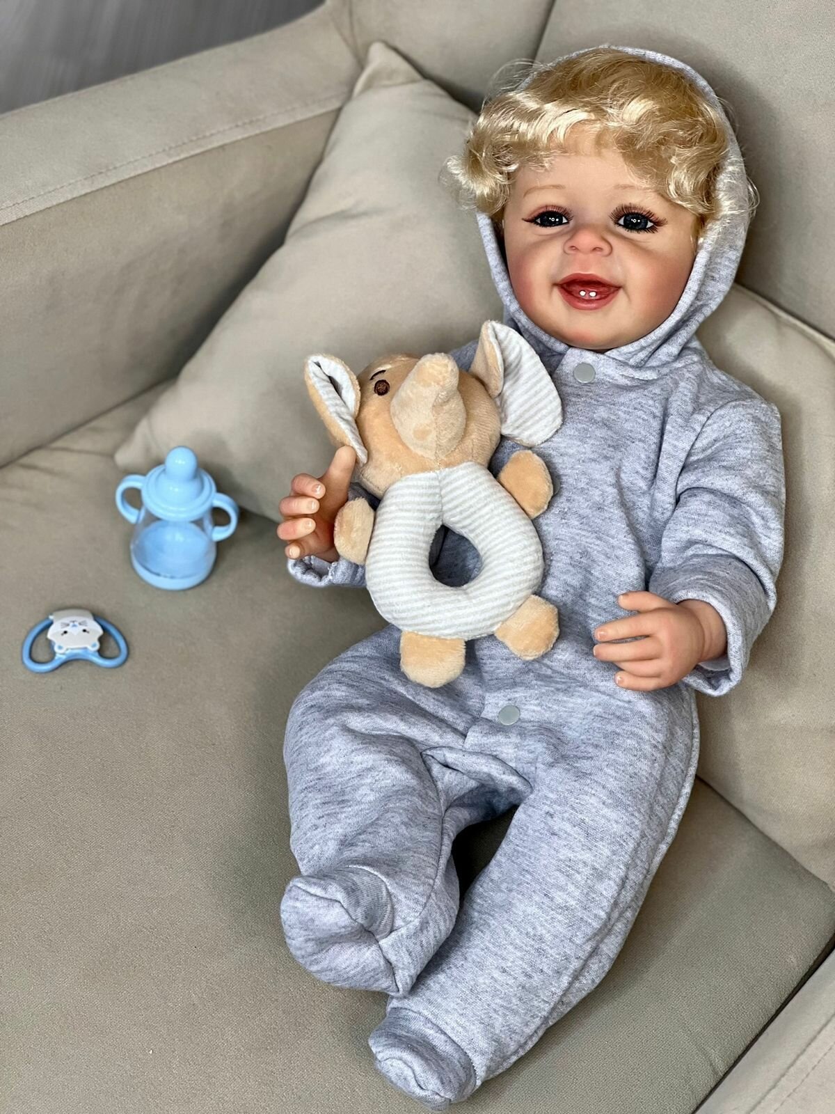 Кукла Реборн виниловая 55 см в пакете (FA-012FVA)