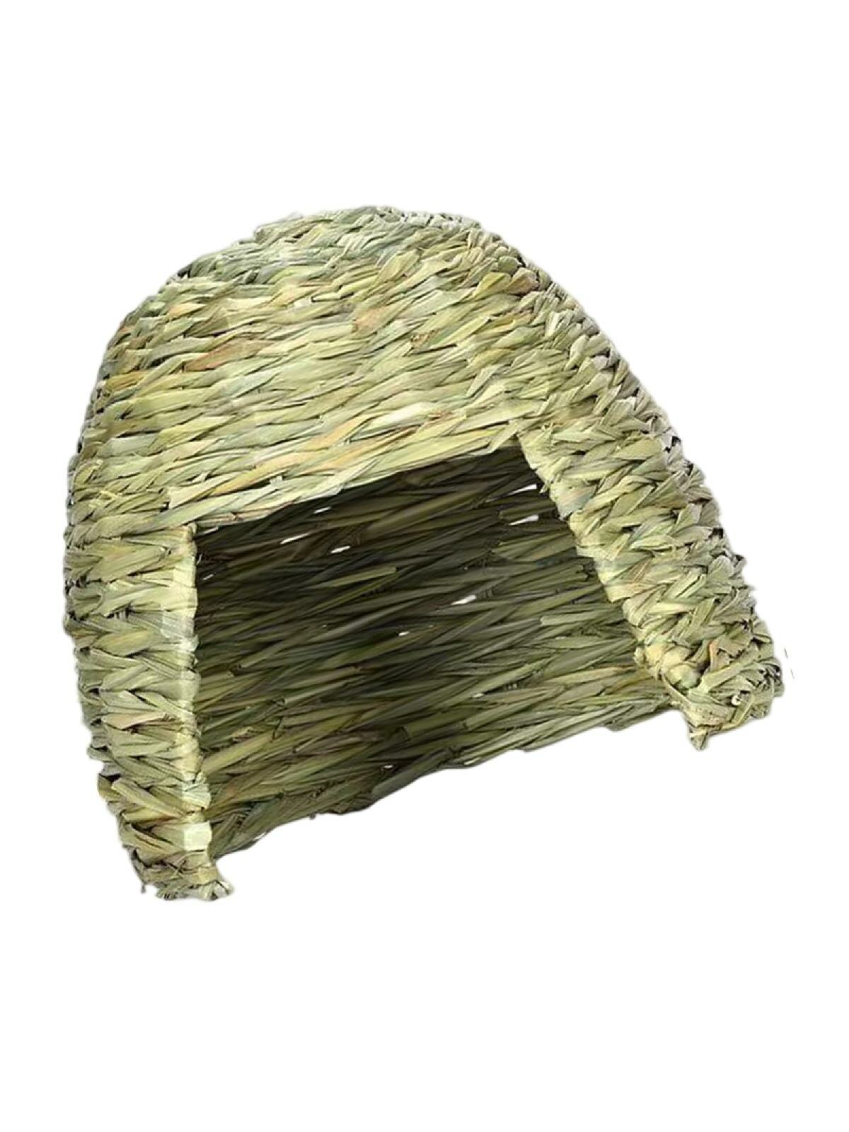 Укрытия для кроликов, Травяной домик, Соломенная пещера, Декорации для игровых домиков для хорьков