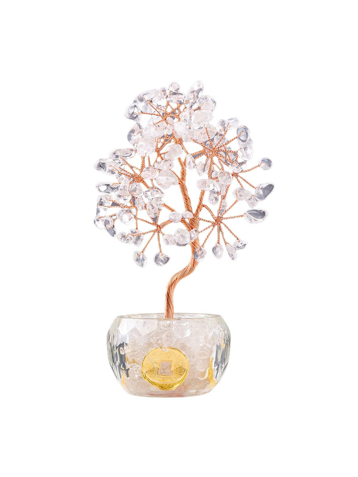 Хрустальное Дерево Богатства для Финансового Роста и Удачи, Исцеляющие Кристаллы