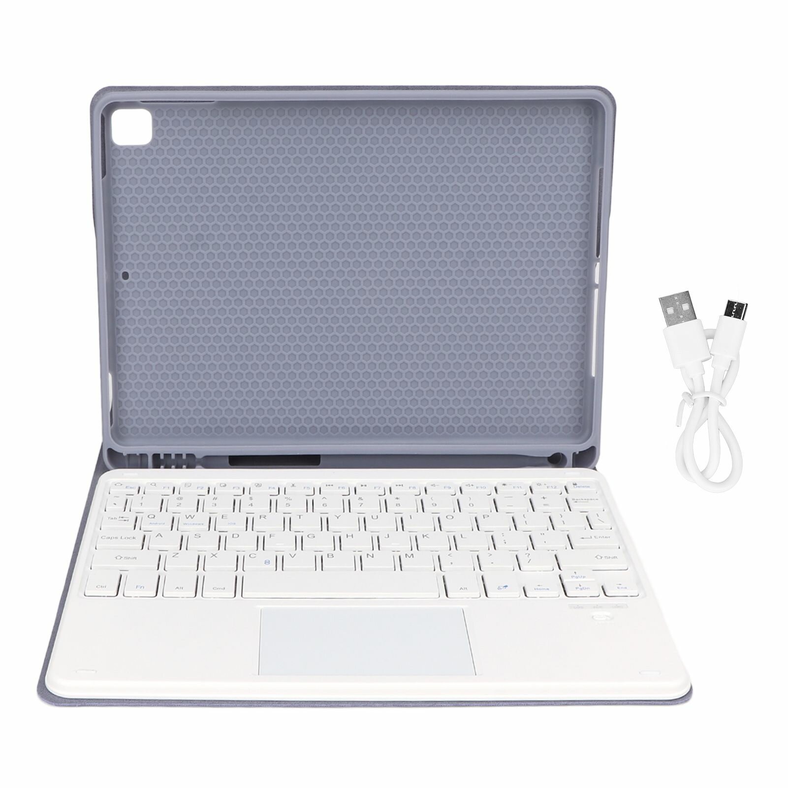 Клавиатура для iPad Pro 9,7". Фиолетовая. С трекпадом и подставкой