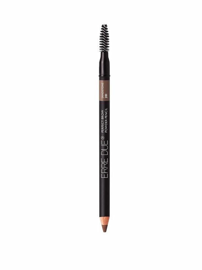 ERRE DUE Карандаш для бровей стойкий Perfect Brow Powder Pencil, № 201 Sandstone, 1.19 г