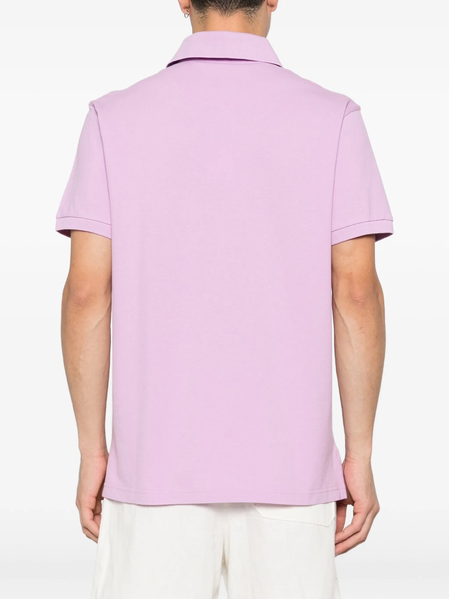 Рубашка ETRO Buttoned polo shirt, размер L, розовый — фото 1