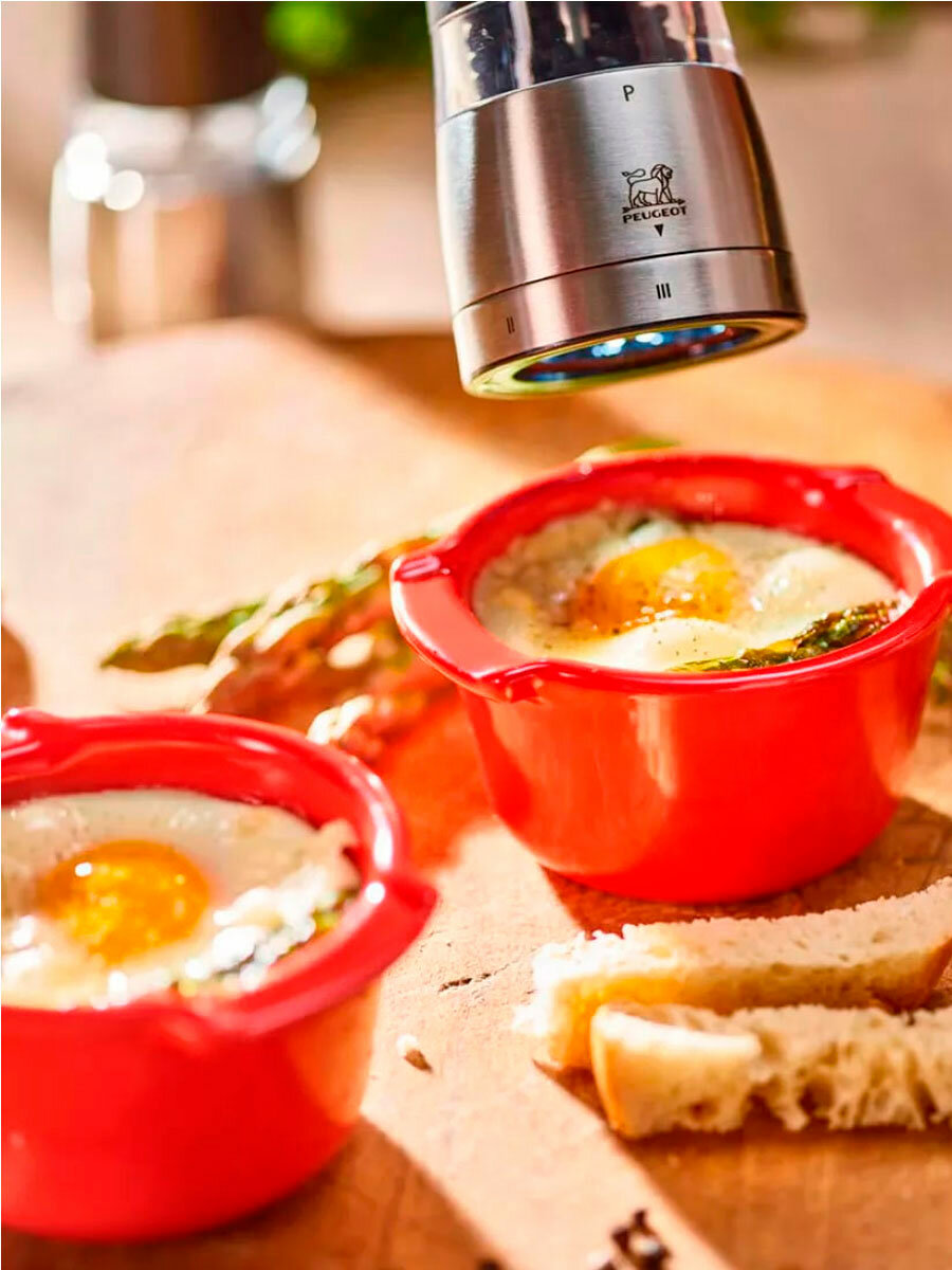 Набор рамекинов PEUGEOT Ramekins Duo, 200 мл, керамические, красные