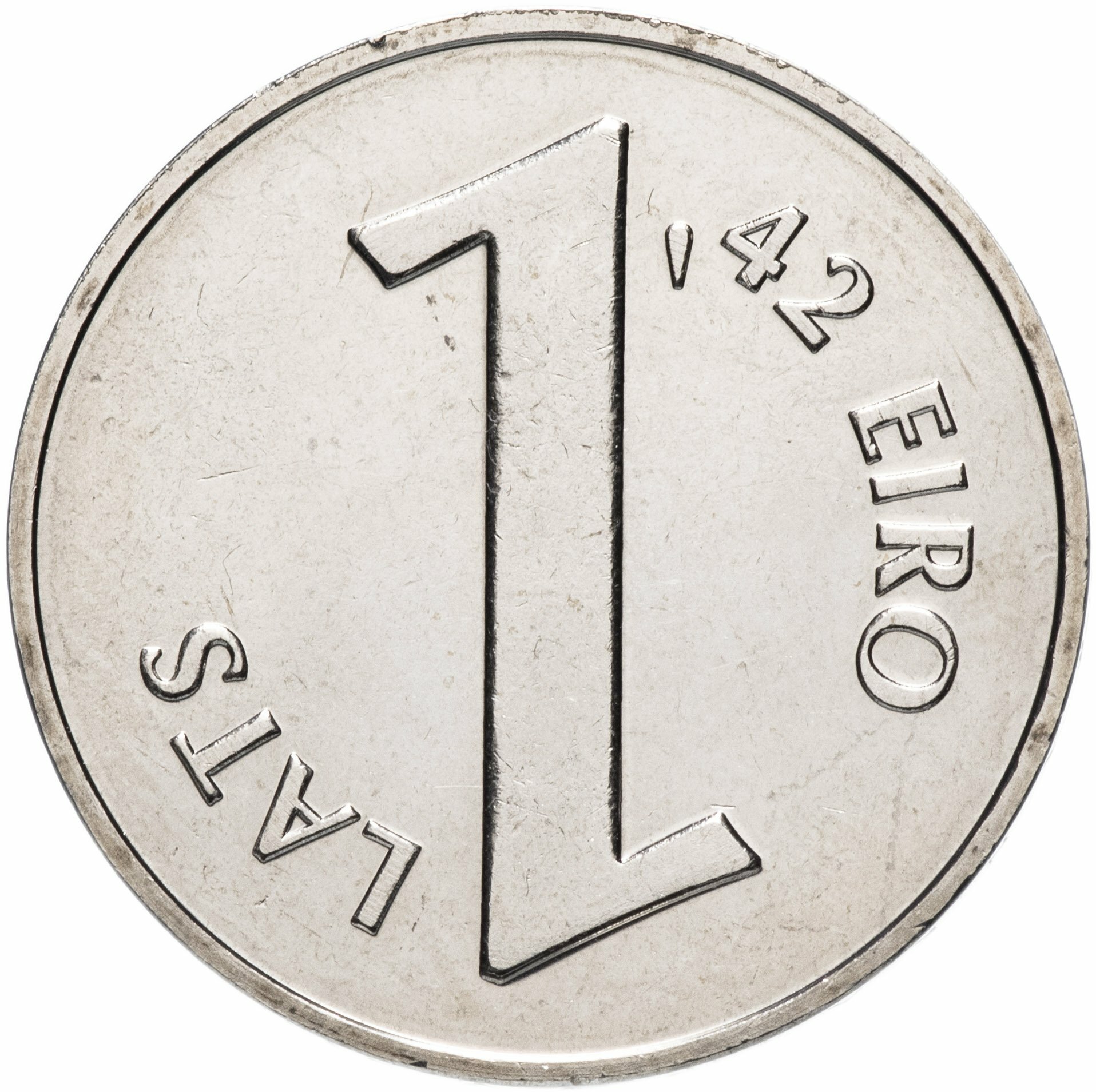 Латвия 1 лат 2013 "Паритет", Мельхиор медь-никель, в сохранности UNC