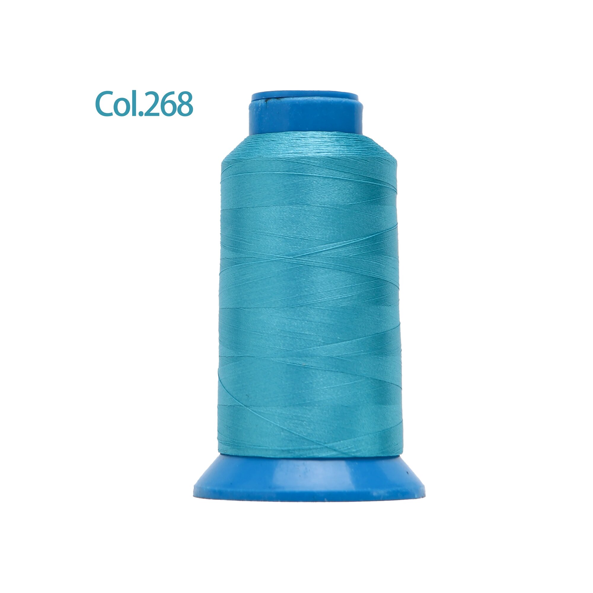 Нить для вышивки Amo Col.268, синяя, 75D/2, 4000м