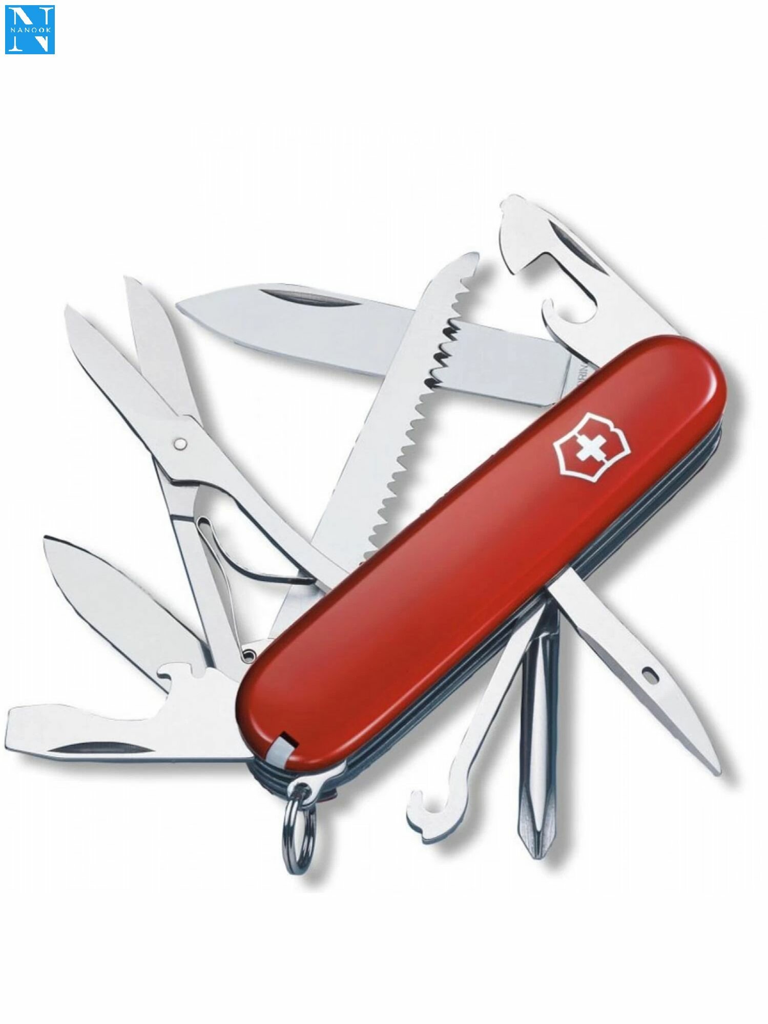 Нож перочинный VICTORINOX Fieldmaster 1.4713, 91 мм, 15 функций, красный