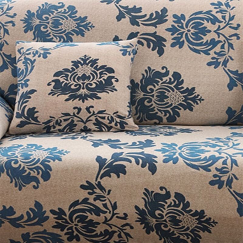 Качественный чехол для дивана с цветочным принтом, отлично подходящий для различных размеров диванов, Прованс - 1 шт. наволочка 45*45