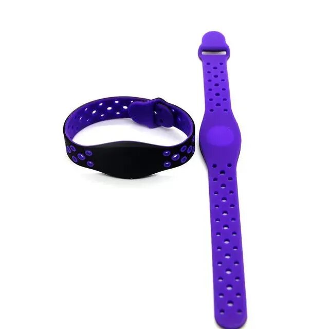 Пружинный RFID браслет Mifare 1K (неперезаписываемый) Бесконтактный ключ доступа СКУД 13.56 MHz / упаковка 1 шт Регулируемый водонепроницаемый