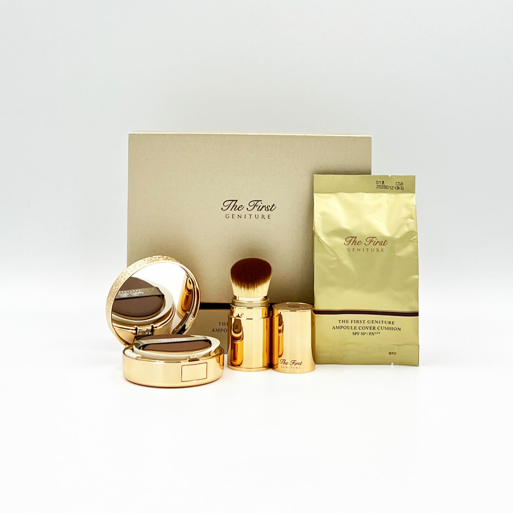 Ампульный кушон O HUI "First Ampoule", лифтинг-эффект, для возрастной кожи, тон 01