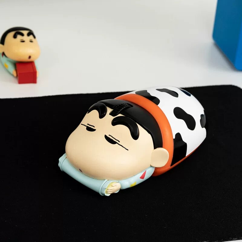 Корейская оригинальная беспроводная мышь Crayon Shin-chan 3D с мультяшным дизайном для ноутбука, настольного